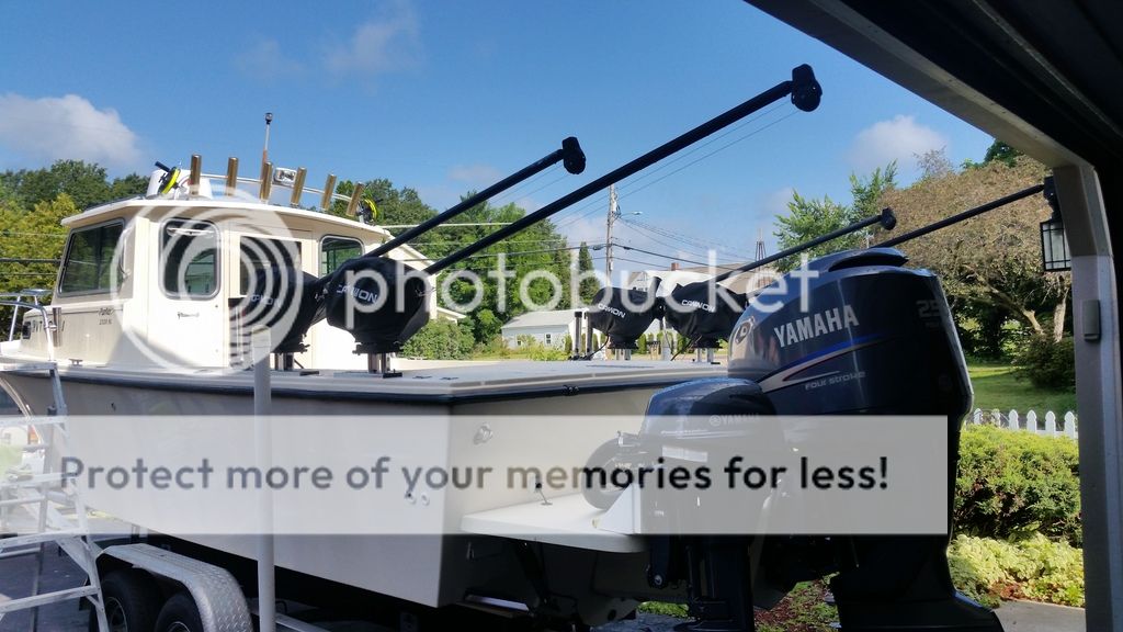 how to route transom transducer wire with engine bracket?? | Classic ...